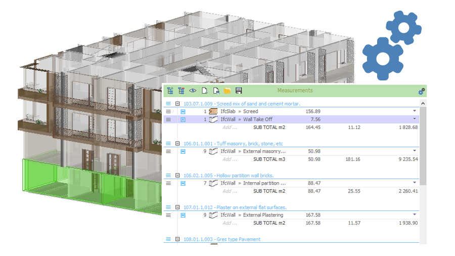 BIM Quantity Takeoff Software | PriMus IFC | ACCA software